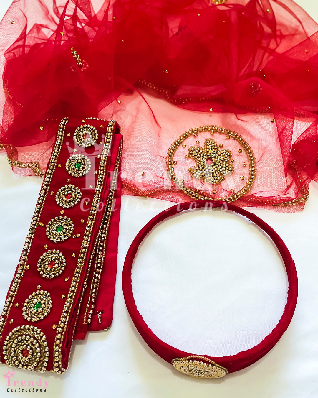 Traditional Nepali Ghumto, Crown, and Belt Set | Authentic Accessories ...